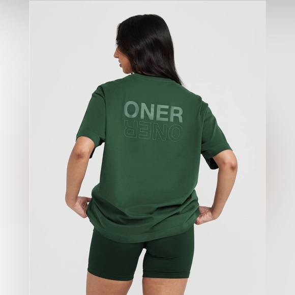 Oner Active | Tops | Oner Active Graphic Oversized Mirror Tshirt Xs ...
